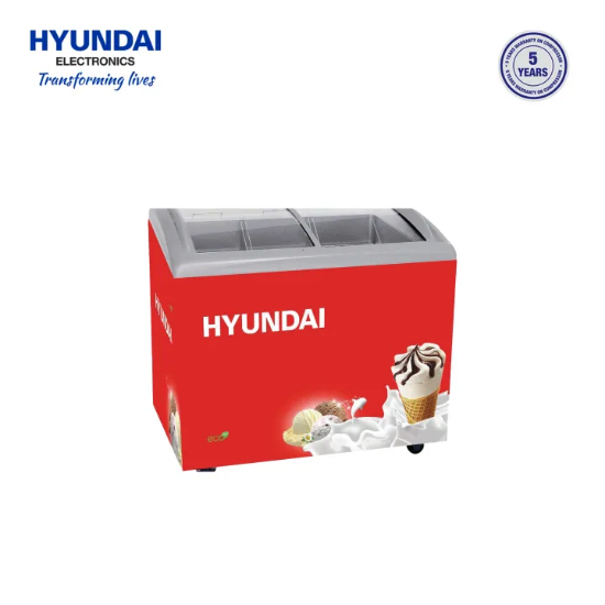 Image Electronics | Hyundai SD200 200L Curved Glass Top Chest Freezer ...